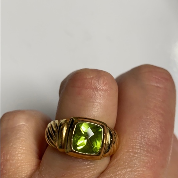 David Yurman | Jewelry | David Yurman 8k Solidgoldrenaissance Peridot ...